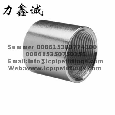 China Stainless Steel socket O.D.Machint full coupling 150lbs ANSI npt/bspt thread 1/8