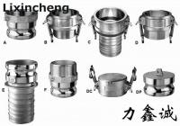 China Stainless Steel Quick Coupling Pipe Fittings Type D - 1/8