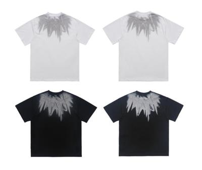 China Custom labels American Designer Kleding Mensen Five Star T-Shirt met kleine halslijn Te koop