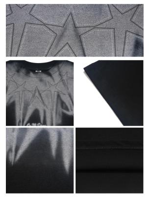 China Custom labels American Designer Kleding Mensen Five Star T-Shirt met kleine halslijn Te koop