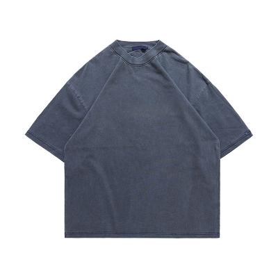China Mensen T-shirt met maatwerk en oud gedrukt ontwerp Te koop