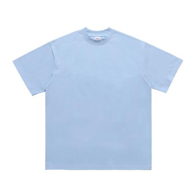 Cina T-shirt di taglia più maschile stampato 240G cotone manica corta T-shirt a base libera per uomini S-2XL in vendita