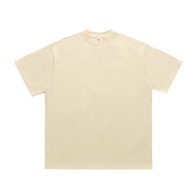 Cina T-shirt di taglia più maschile stampato 240G cotone manica corta T-shirt a base libera per uomini S-2XL in vendita