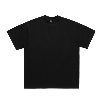 Cina T-shirt di taglia più maschile stampato 240G cotone manica corta T-shirt a base libera per uomini S-2XL in vendita