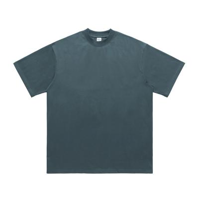 Cina T-shirt di taglia più maschile stampato 240G cotone manica corta T-shirt a base libera per uomini S-2XL in vendita