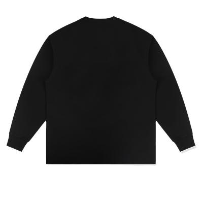 Cina T-shirt di design di stagione autunno senza rivestimento di cotone pesante abbigliamento da strada Teschio dipinto a mano in vendita