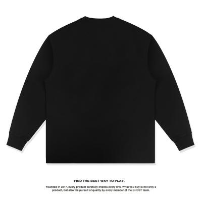 Cina T-shirt a manica lunga a maglia per uomini donne base pesante per palestra in vendita