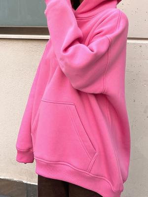 Cina Cappuccino casual da donna in tessuto Terry e traspirante per autunno/inverno in vendita