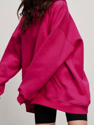 Cina Cappuccino casual da donna in tessuto Terry e traspirante per autunno/inverno in vendita