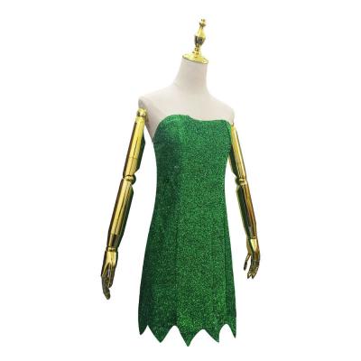 Cina Adulti Halloween Tinker Bell Vestito da fatina Costume da cosplay con parrucca in vendita