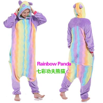 Cina Costumi per adulti con 20 disegni animati di animali Microfibra Flannel Vello Sleepwear Rompers in vendita