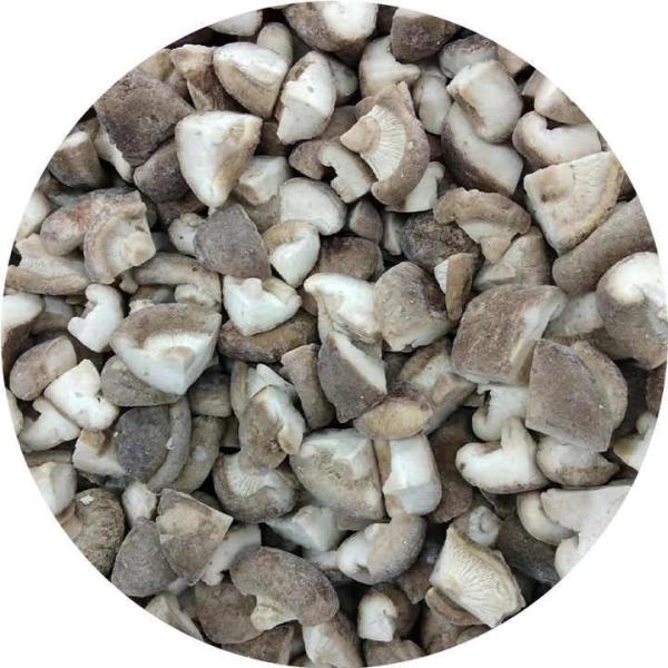 Quality Sinocharm Wholesale Price Premium Frozen Mushroom High Quality 1/4 Cut IQF Frozen Shiitake with BRC a From China for sale