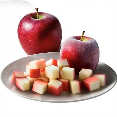 China China New IQF Frozen Diced apple Cubes Dices Slice 10mm 6mm Fuji apple Fruits Pear Kiwi mango Pineapple Blackberry Black Currant for sale