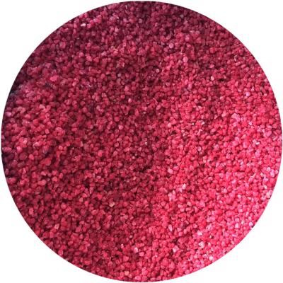 Prezzo di fabbrica all'ingrosso di crumble di lamponi surgelati IQF Rigoroso controllo di qualità Buon gusto