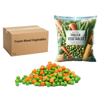 Legumi miscelati della California (IQF 3-Way Frozen Whole Ingredients BRC HALAL HACCP Certified Fresh Corn Cube Fruit Hacked Carotte)