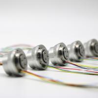 China Mini Slip Ring 0-250VDC 2A 12 Circuits Rotary Connector for Aerospace Robotics for sale