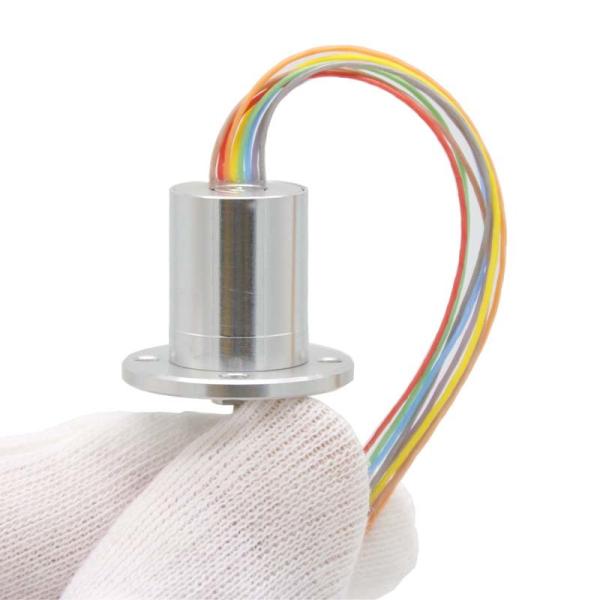 Quality Ultra Small Fiber Optic Slip Ring 8 Way Miniature Slip Ring Customizable Speed for sale