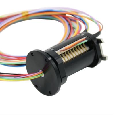 China High-Speed Slip Ring 15000 RPM with Aluminum Alloy Housing 360° Free Rotating Factory for sale