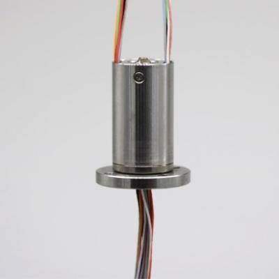 China High Precision Capsule Slip Ring 360° Rotating Electrical Connector Compact Collecting Ring for CCTV for sale