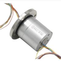 China Miniature Slip Ring 6 Circuits 1A 3000 RPM 360 Degree Rotating Electrical Connector for CCTV for sale