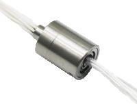 China Precision 6 Circuit Mini Slip Ring 1A 3000 RPM Electrical Rotary Connector for Aerial Camera System for sale