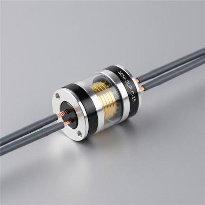 China 8-Circuit Mini Slip Ring with Gold-Gold Contact for 1000 RPM Industrial Automation for sale