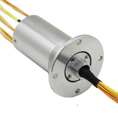 China High Speed Fiber Optic Slip Ring 1 Channel Single Mode 8 Electrical Circuits 2000RPM FORJ Rotary Joint for sale