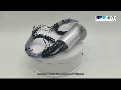 gold gold contact compact slip ring 10 million rpm working life for precision equipment