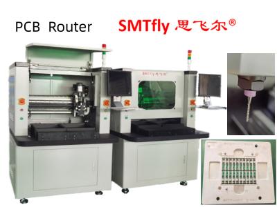 China Windows Routing Bit Sectioning Twin Table Pcb Assembly Machine Pcb Router Depaneling for sale