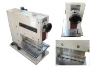 China Linear Blade PCB V Cut Machine With Solid Iron Frame For 50mm High Components for sale