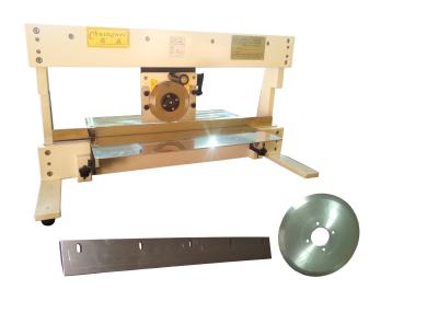 Cina CWV-1M Macchina per la decodifica dei pannelli di PCB con lame lineari e lame circolari regolabili in vendita