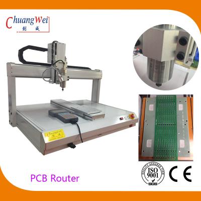 Cina 50000r/s Separatore PCB a tavolo singolo con precisione di routing di 0,1 mm,macchina di taglio PCB in vendita