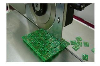 China Strict standard PCB cutting machine with high precision CWV-2A Te koop