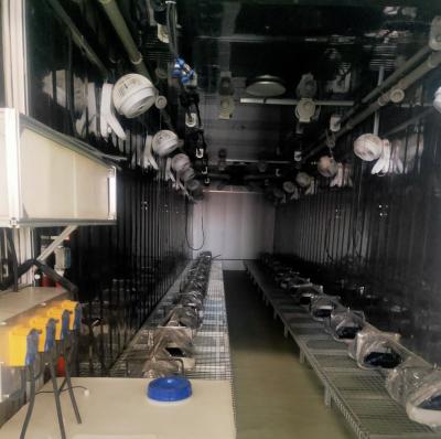 Cina Sistema di contenitori per l'agricoltura idroponica verticale in serra in contenitore 40ft 40HQ Reefer in vendita