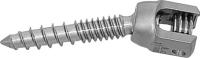 China 6.0 Double Thread U Multi Axial Break Off Pedicle Screw Spinal Internal Fixation for sale