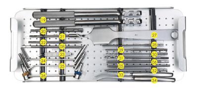 China 1211 unterer Glied-Sicherungsblech-Instrument-Satz-großes Fragment zu verkaufen