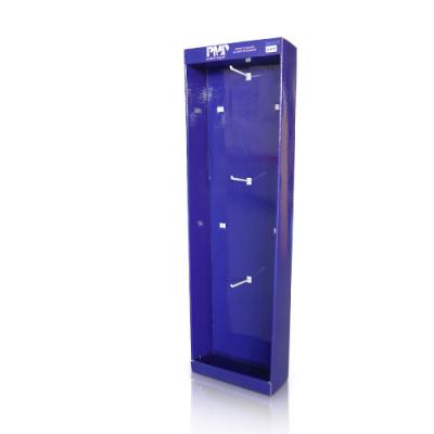 China 4 colors printing corrugated cardboard display with peg hooks for sale