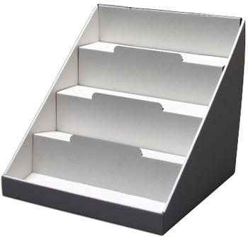 China 4 Tiers advertising cardboard counter display box for sale