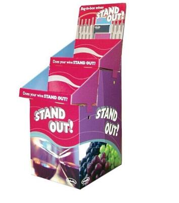 China Cardboard display stand with 2 layers for sale