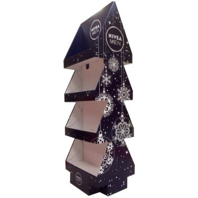 China 2 facing Cardboard  Display  Stand Rack with 4 trays for sale