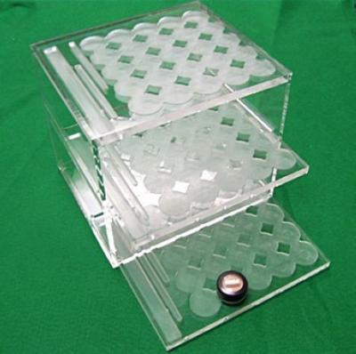 China 3 tiers acrylic counter display cosmetic display for sale