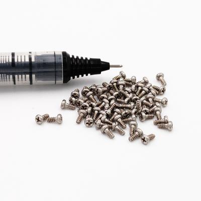China Custom Metric M0.6-M2 Steel Phillips Pan Head Screw Nickel Plated for sale