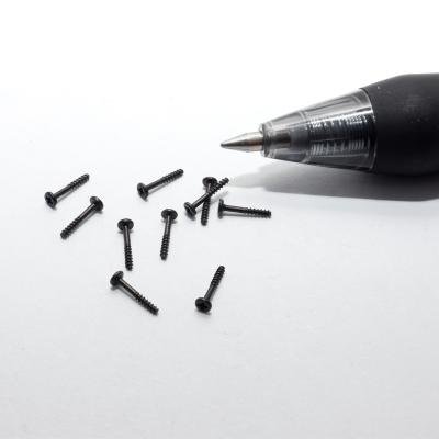 China Stainless Steel Round Head Self-Tapping Micro Screws M0.5-M3 for sale