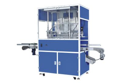 China 200-10000ml Fully Auto Plastic Bottle Neck Cutting Machine PLC Control After Blowing for sale