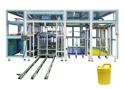 China High Efficiency Fully Auto Empty Bottle Palletizer System For Dishwashing Liquid Bottles for sale