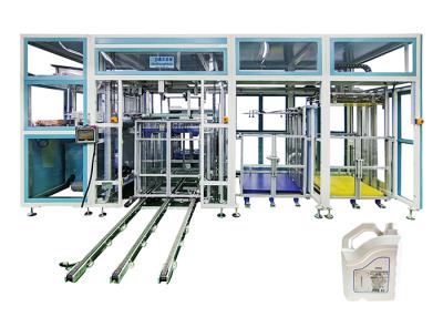 China Full Automatic Empty PE Bottle Palletizer , Plastic Bottle Palletizer 220V 5000 BPH for sale