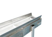 Quality Industrial Machine Base Scrap Handling Conveyor With POM Chain Plate 370W for sale