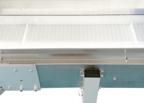 Quality Reinforced Edge Flash Scrap Handling Horizontal Conveyor Stainless Steel for sale