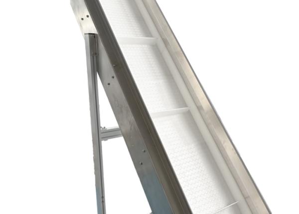 Quality Reinforced Edge Flash Scrap Handling Lifting Conveyor Stainless Steel 7.5m/min for sale