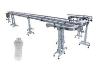 Quality Stainless Steel Finished Goods Flexible Chain Conveyor Machine For Plastic for sale